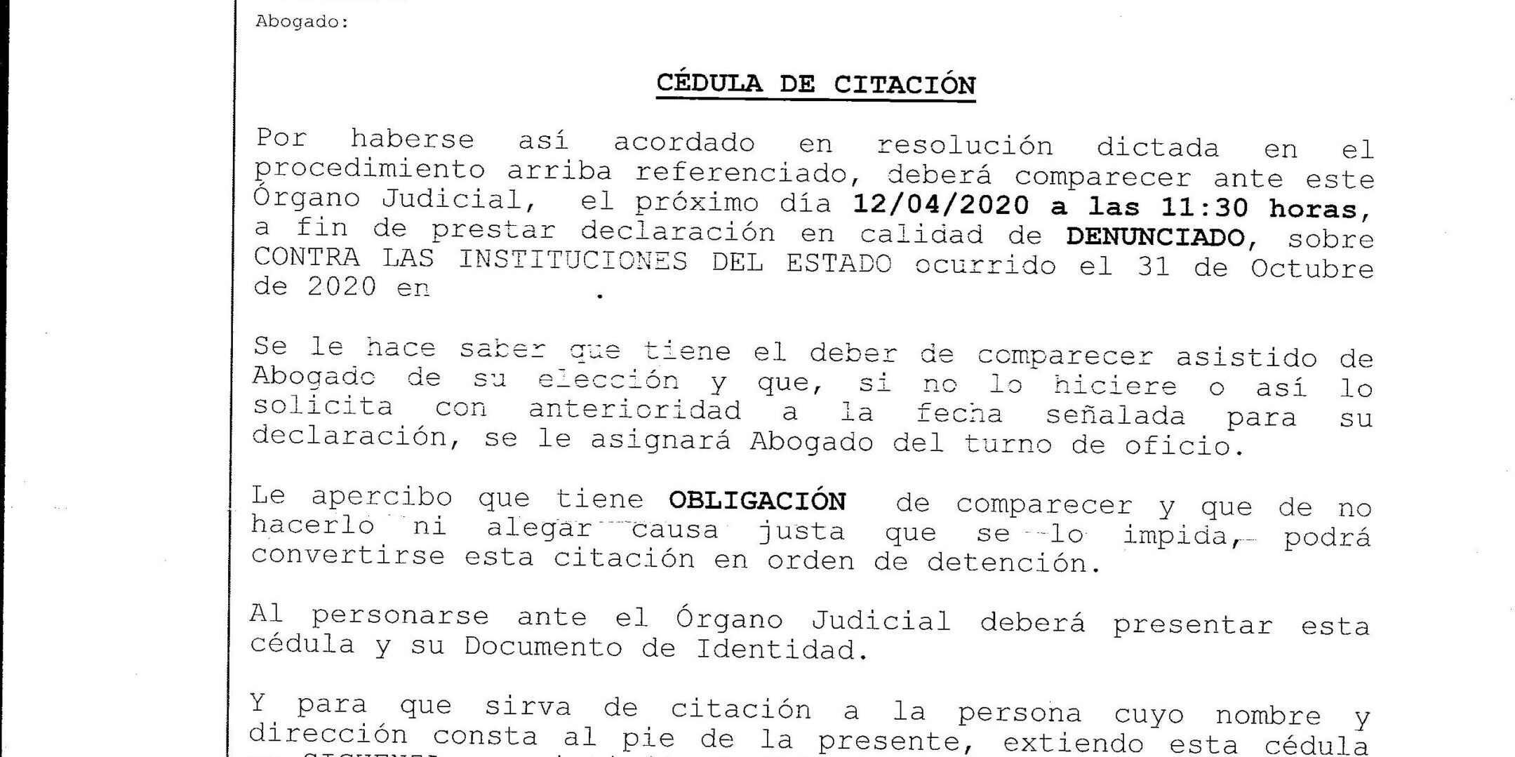 Guía práctica: ¿Qué hacer si recibes una citación judicial penal? - MV ...